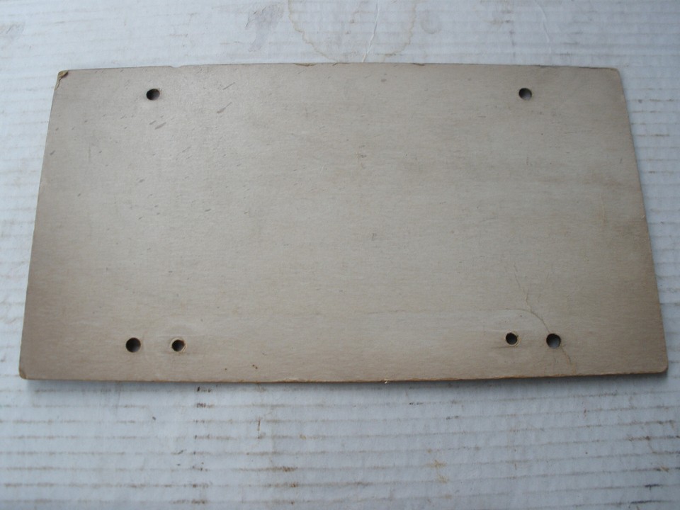 Temp Cardboard Harley Davidson 1967 Pa License Plate | eBay