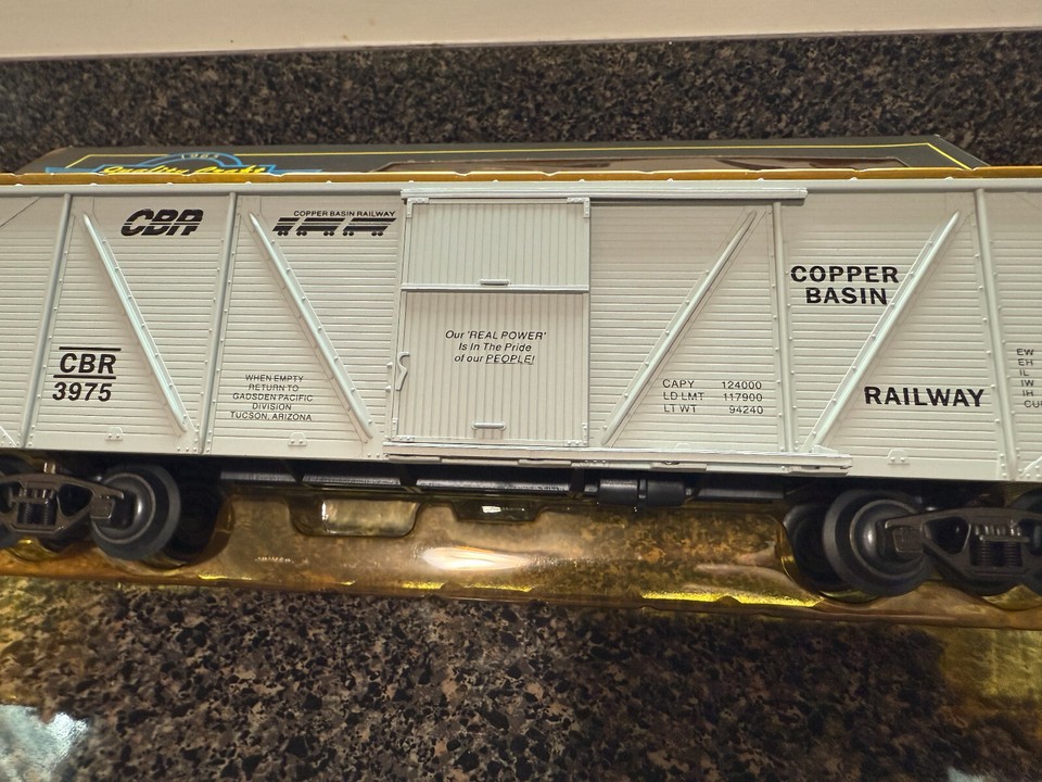 Weaver O Copper Basin Railway Outside Braced Boxcar #3975 3 Rail Mint in Box | eBay