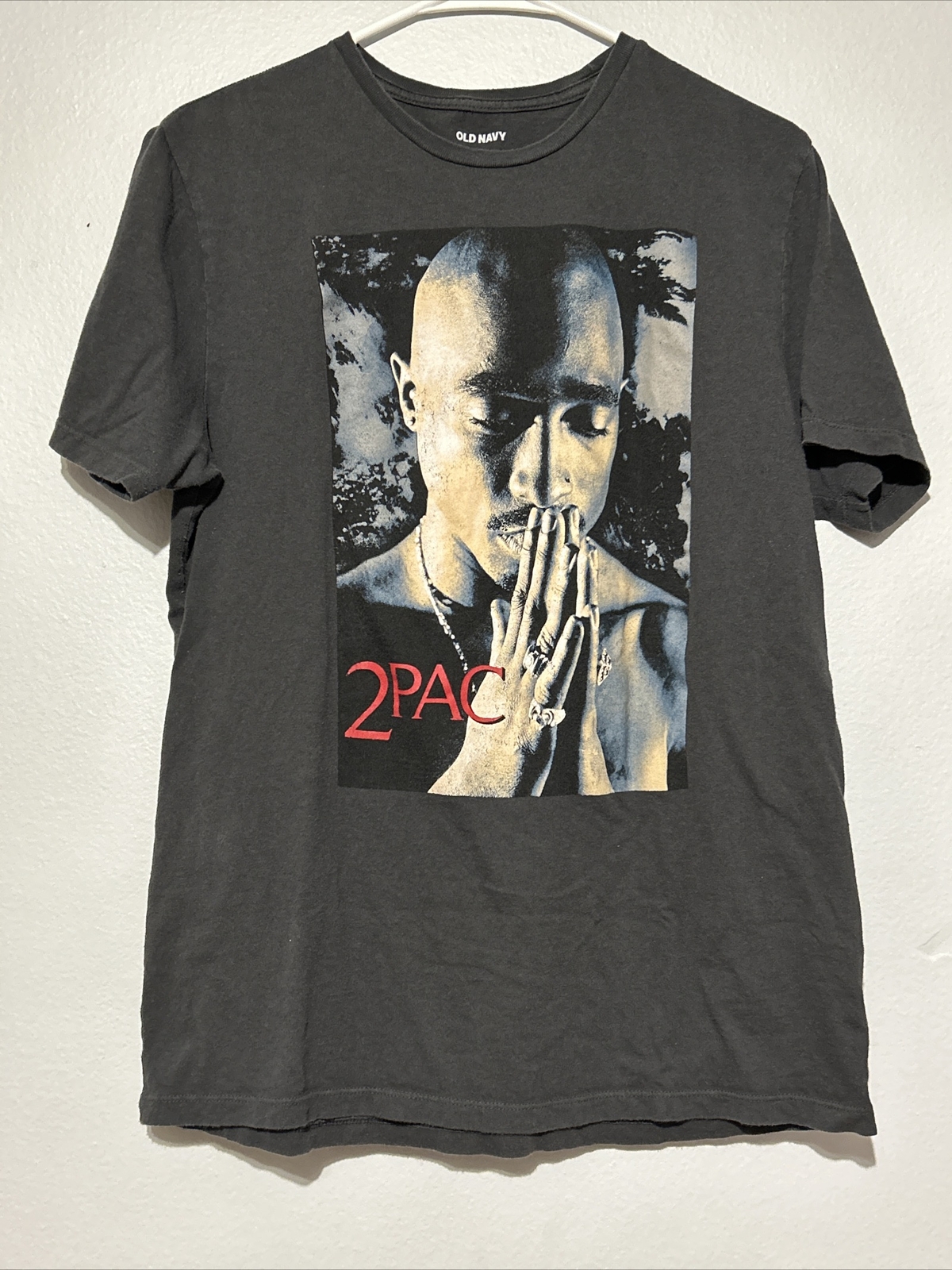 2 Pac TuPac Amaru Shakur M Dark gray T-shirt Hip Hop … - Gem
