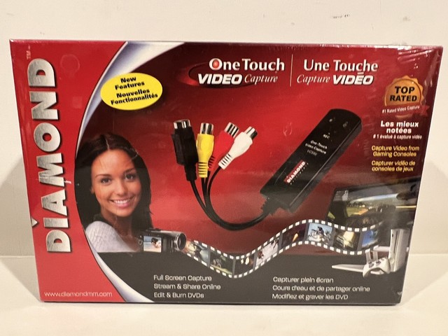 Diamond Multimedia VC500 USB 2.0 One Touch VHS to DVD Video Capture ...