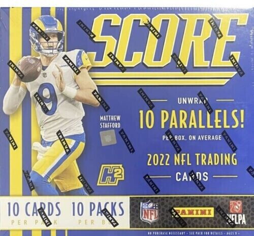 2022 PANINI SCORE FOOTBALL FACTORY SEALED HYBRID H2 HOBBY BOX | eBay