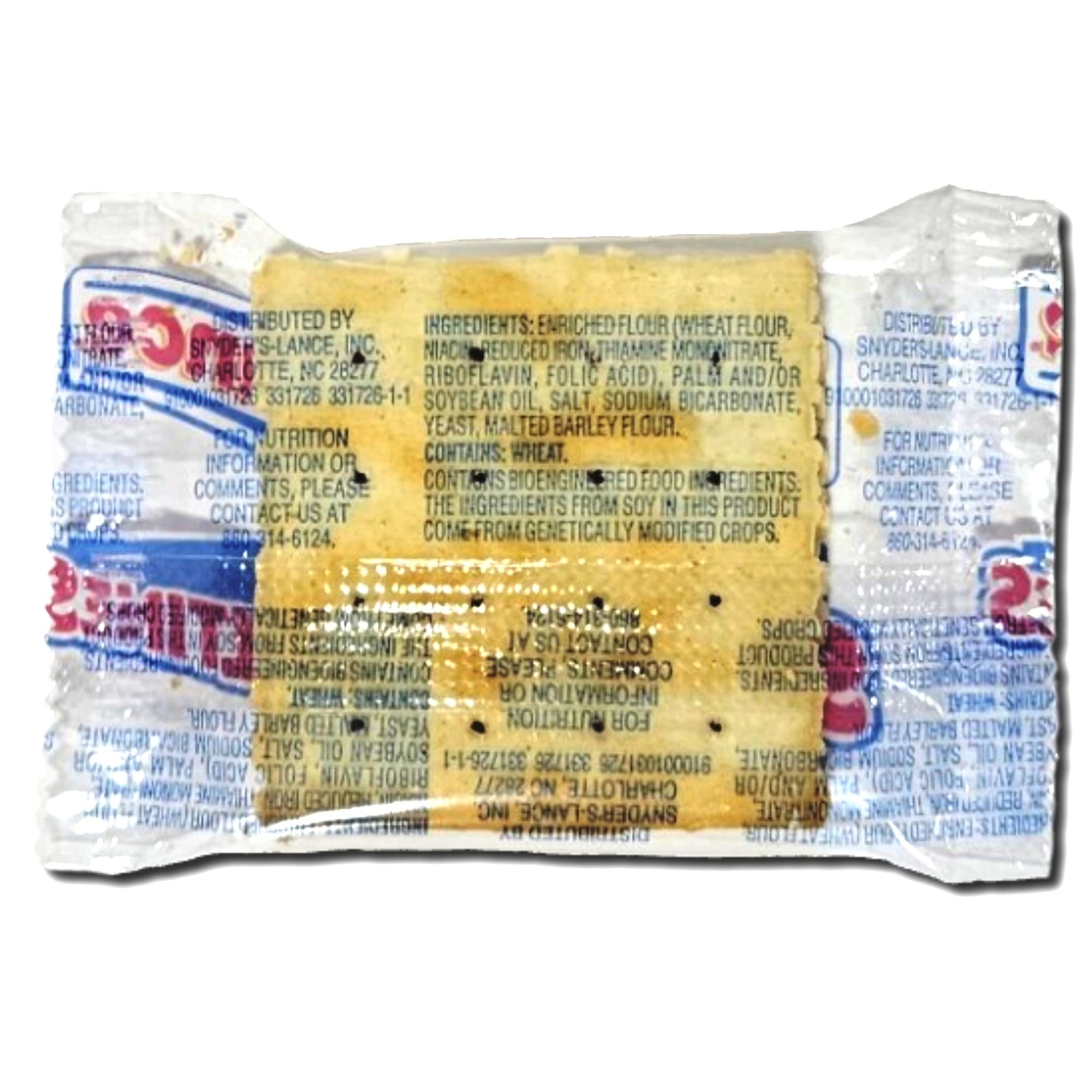 Individually Wrapped 2-Count Saltine Crackers Value Pack | Pack of 100 ...