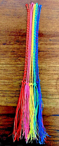 10pk BOSS PRO Bull Whip Replacement Crackers BRIGHT FLURO Blend | eBay ...