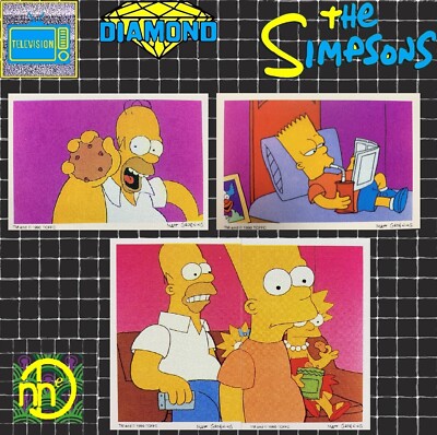 1990 Diamond Simpsons Sticker Cards - Pick Choose Complete Your Set | eBay