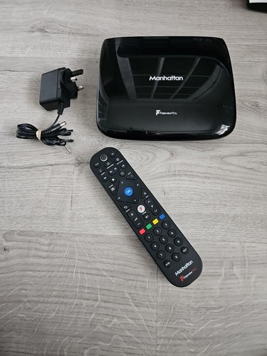 Manhattan T3 Smart Wifi Freeview HD Digital TV Box With Remote Control ...