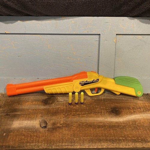 Buzz Bee Toys Air Warriors Double Shot Blaster Gun 2 Barrel - Toy Rifle ...