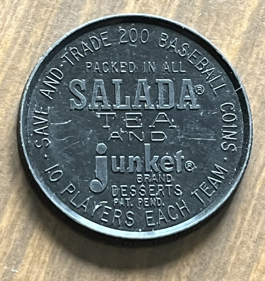 1962 Salada Tea Baseball Coin # 151 - Red Schoendienst St Louis ...