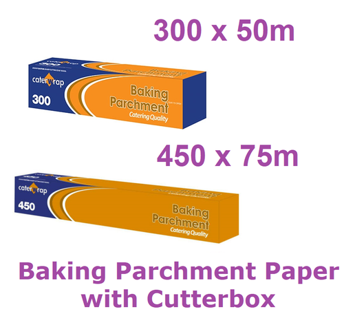 Baking Parchment Paper Roll Cutterbox Non-Stick Catering Quality 30x50m ...
