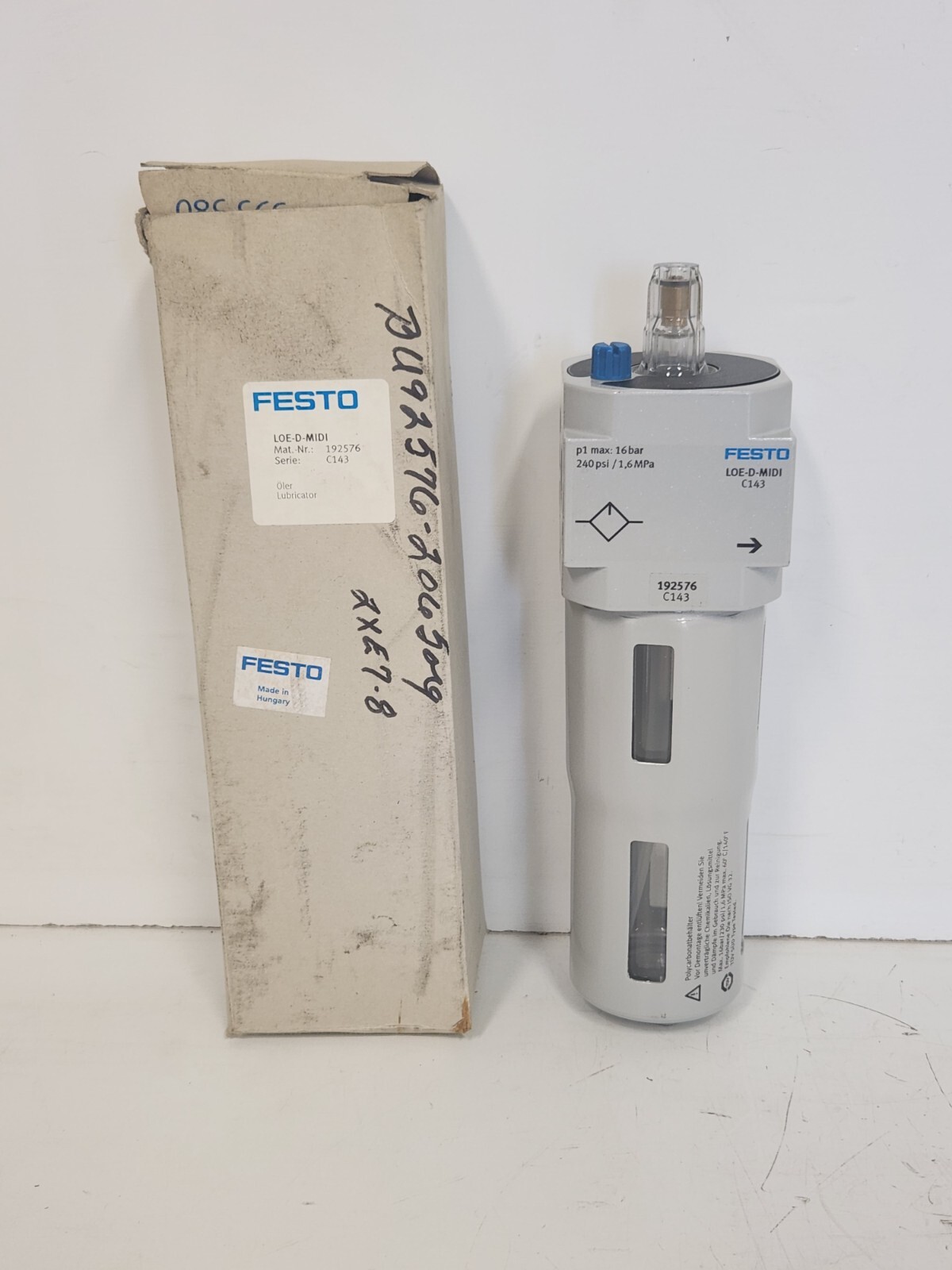 NEW OLD STOCK! FESTO 240 PSI LUBRICATOR LOE-D-MIDI 192576 | eBay