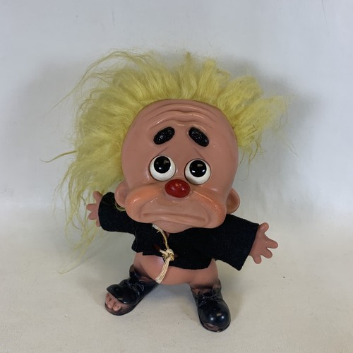 Vintage 1967 Hobo Bank 8" Royalty Designs Of Florida Troll Doll Yellow ...