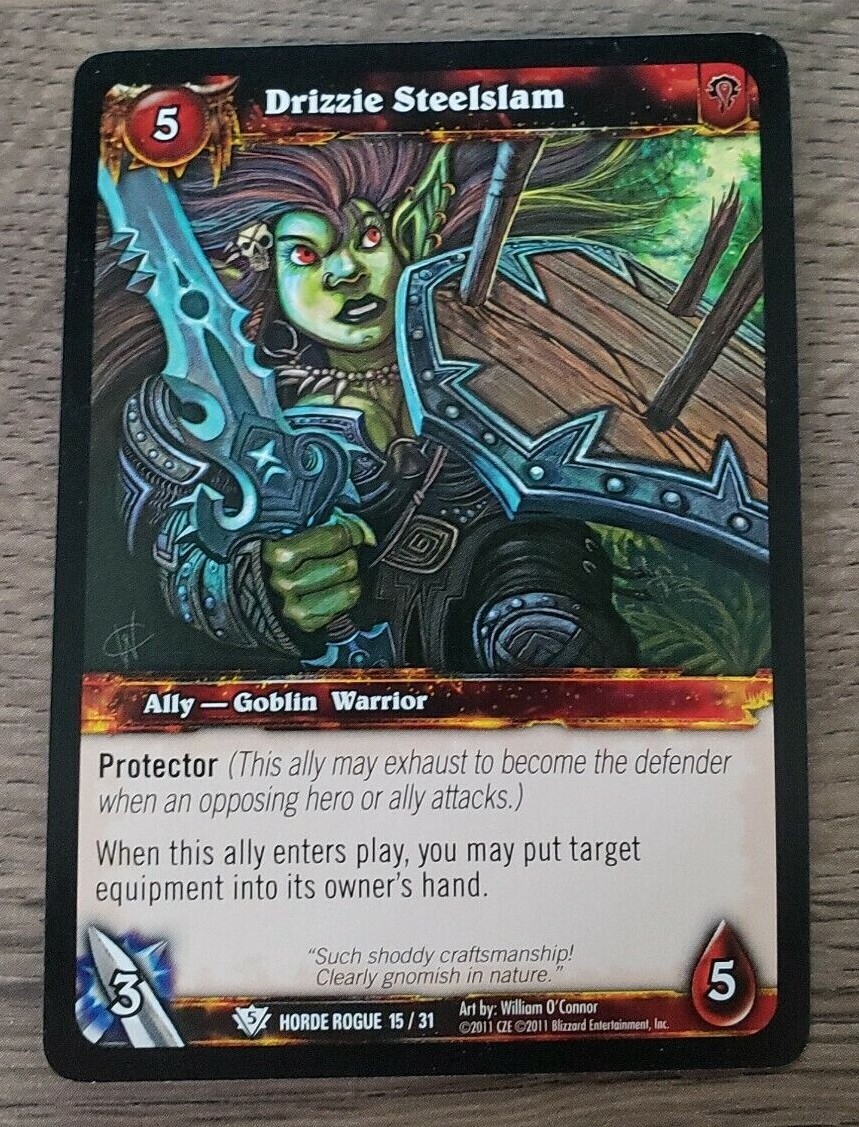 World Of Warcraft Goblin Cards