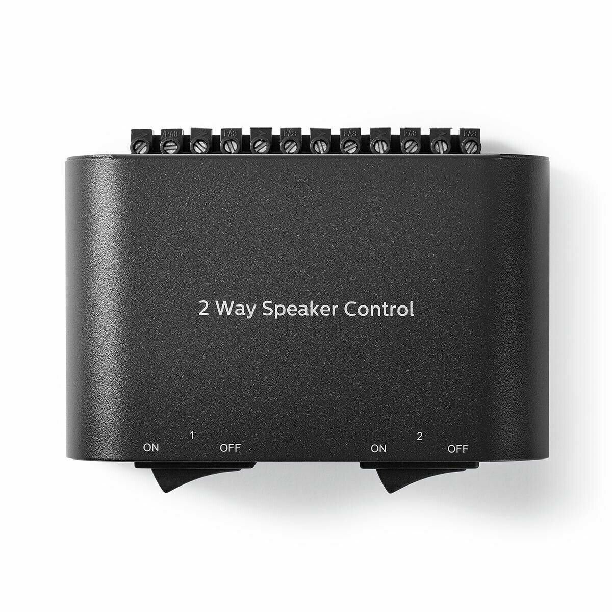 2 Way Audio Speaker Switch Loudspeaker Stereo Selector Amp Screw ...
