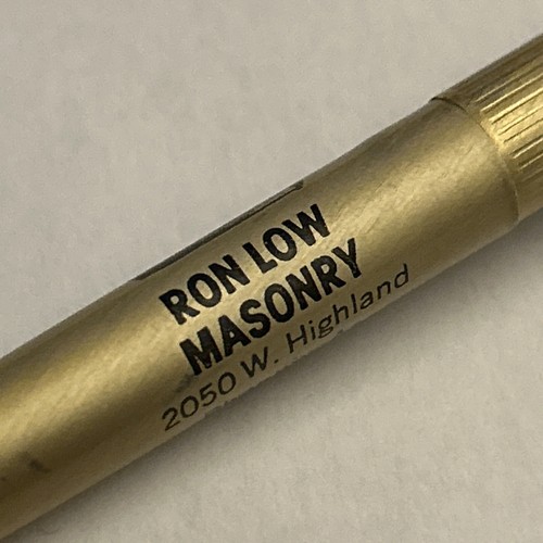 VTG Ballpoint Pen Ron Low Masonry Phoenix Arizona | eBay