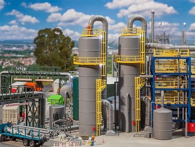 Faller 130177 HO Scale Vertical Storage Tank/Column w/Piping Kit | eBay