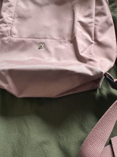 Longchamp Small Leather Backpack Dusty Pink Rose | eBay