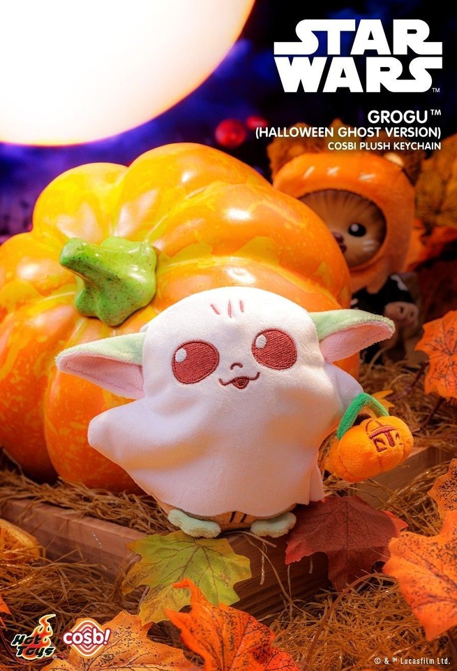 Hot Toys Disney Star Wars Grogu (Winter Holiday Ver.) Cosbi Plush ...