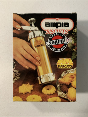 Marcato Ampia Biscuits OMC Cookie Press Made in Italy Complete Set ...