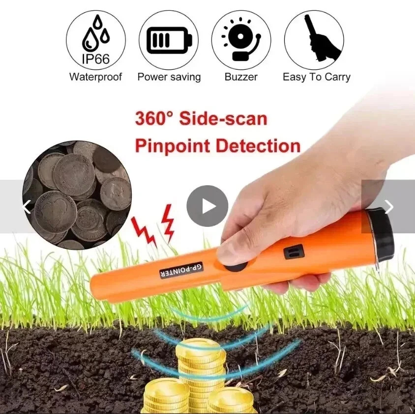 Metal Detector GP-POINTER Pin Pointer Probe Waterproof HandHeld Gold ...