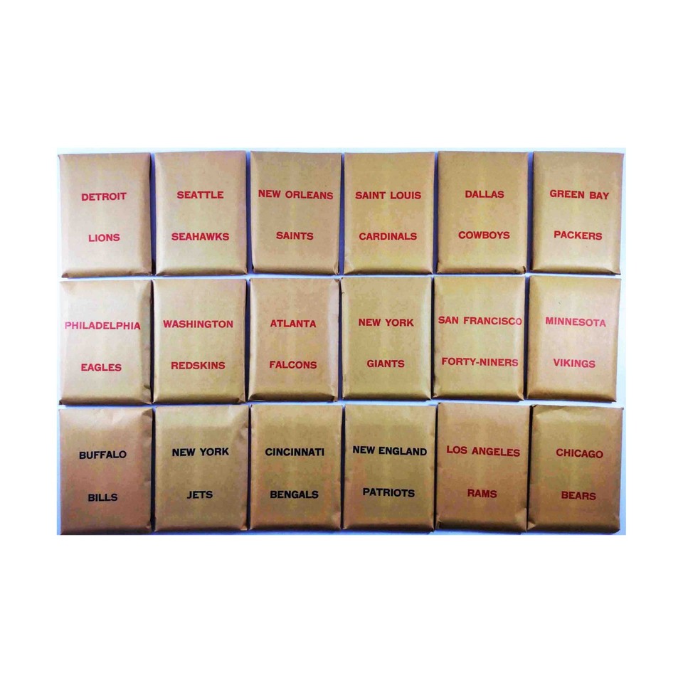 APBA APBA Football Card Sets Football (Complete Season Cards 1976) (1s ...