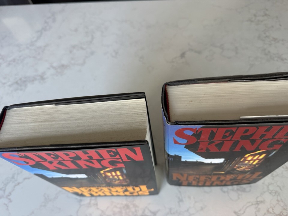 Needful Things 2 Editions Stephen King Fist Print | eBay