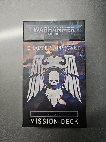 Warhammer 40k Chapter Approved: Mission Deck Cards 2025-26 New | eBay
