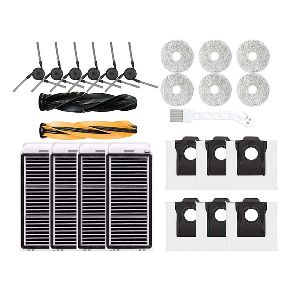 Replacement Parts Set for Dreame For X50 Pro Main Side Brush and Mop ...