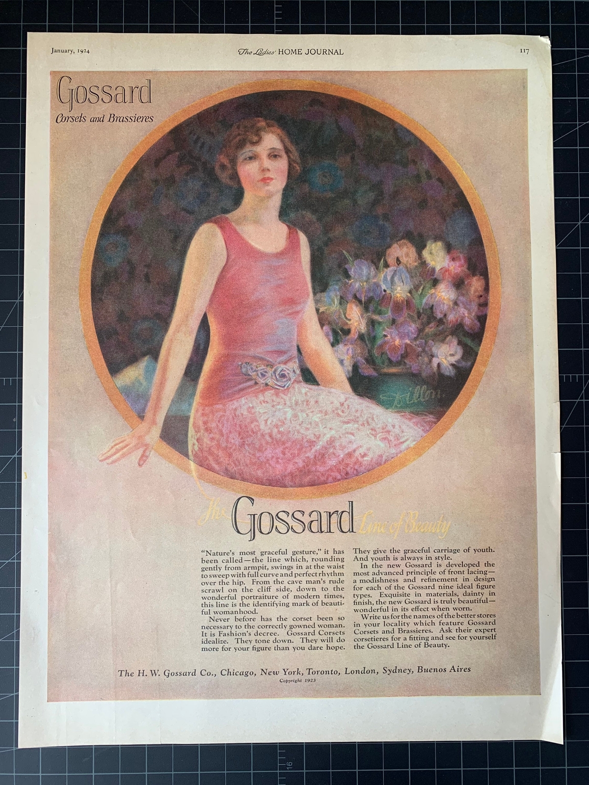 Vintage 1924 Gossard Corsets Print Ad | eBay