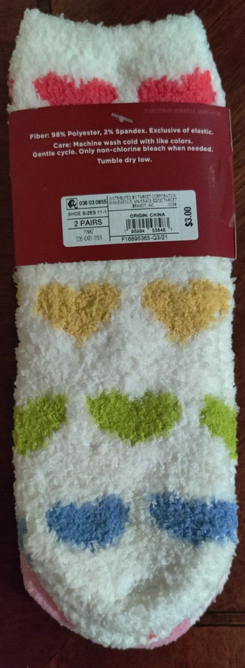 Wondershop at target kids super soft crew socks 2 packs xs/s | eBay