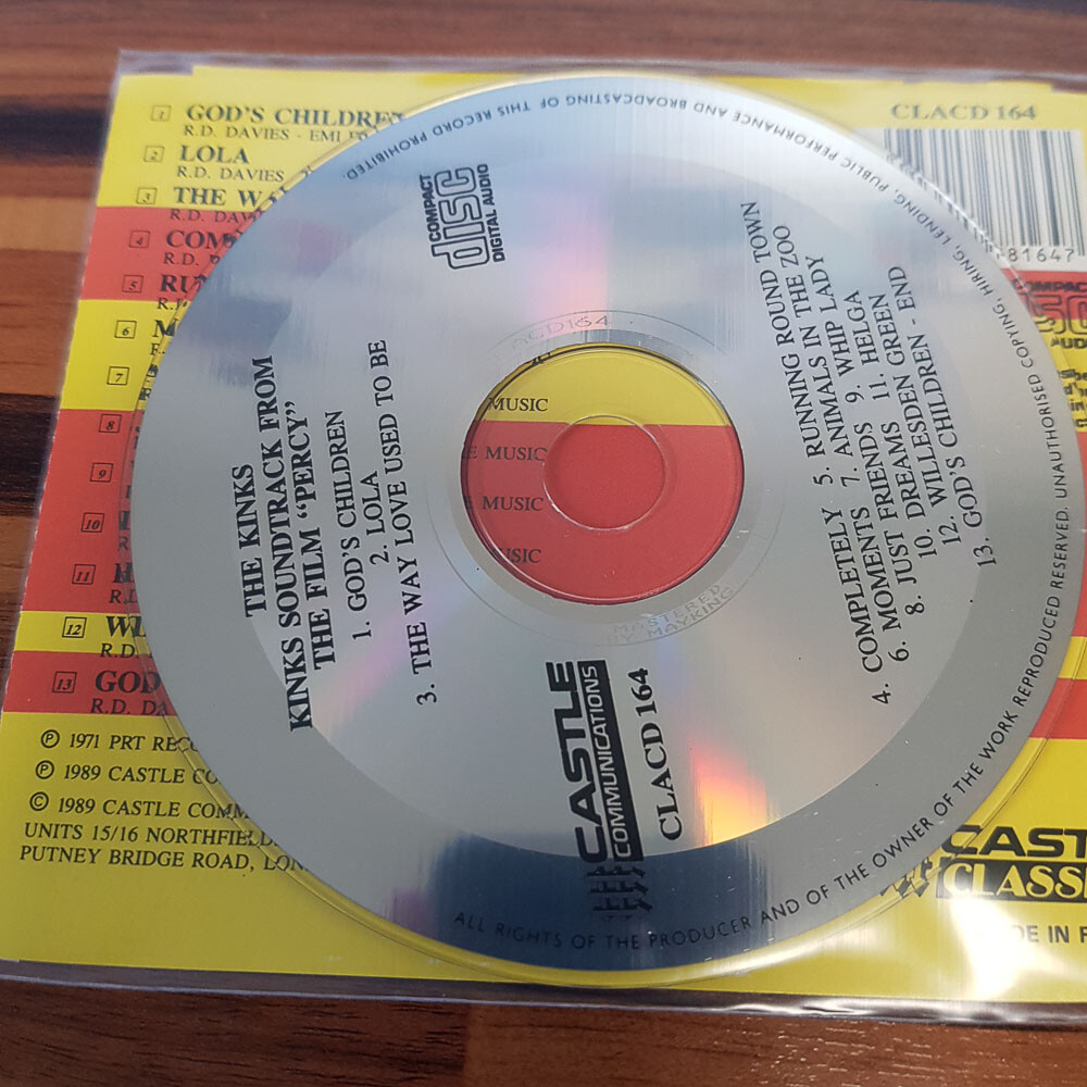 THE KINKS: Percy MAYKING > VG+/VG+(CD) | eBay