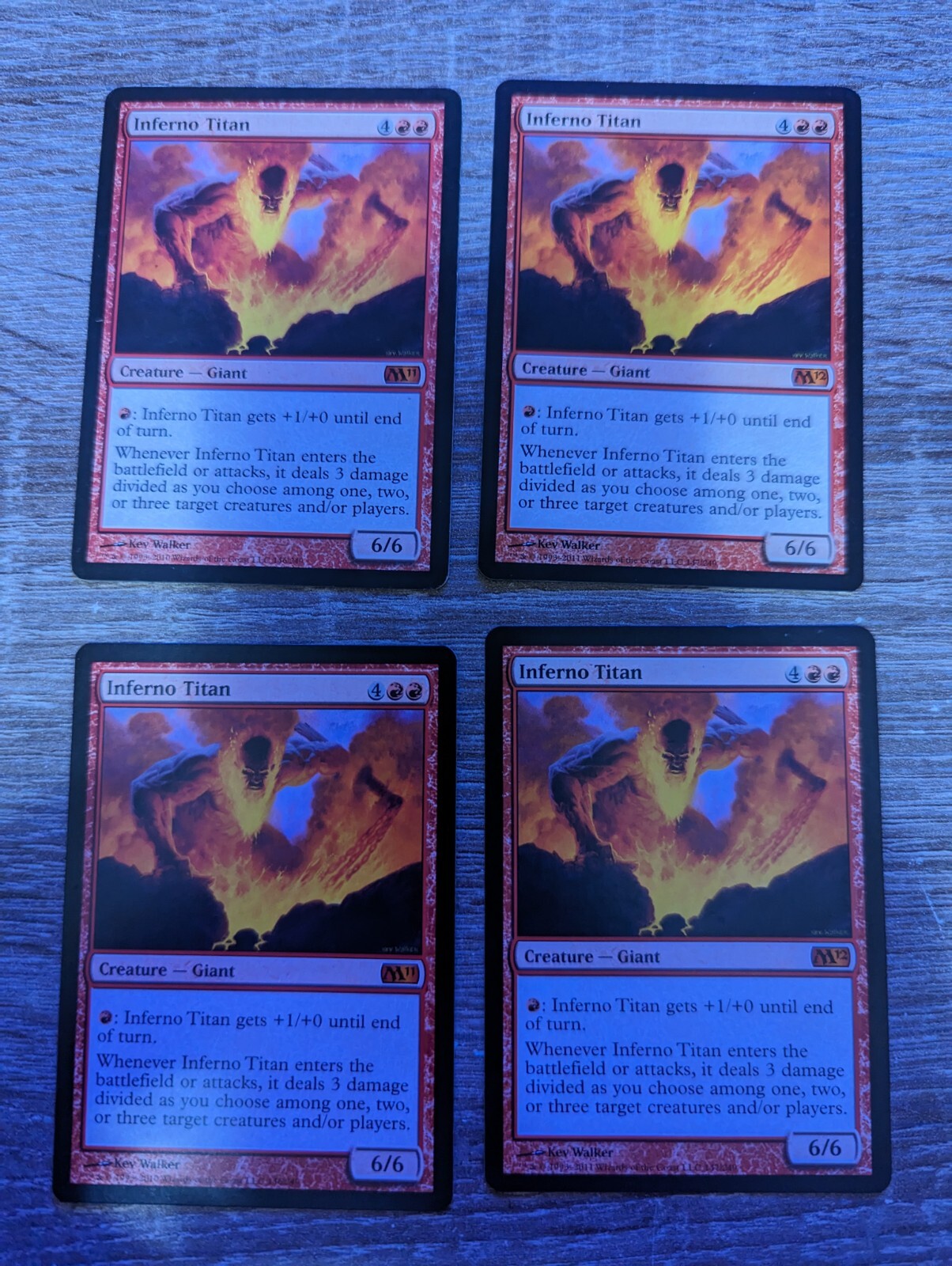Inferno Titan X4 LP M11 M12 MtG Playset Free Shipping | eBay