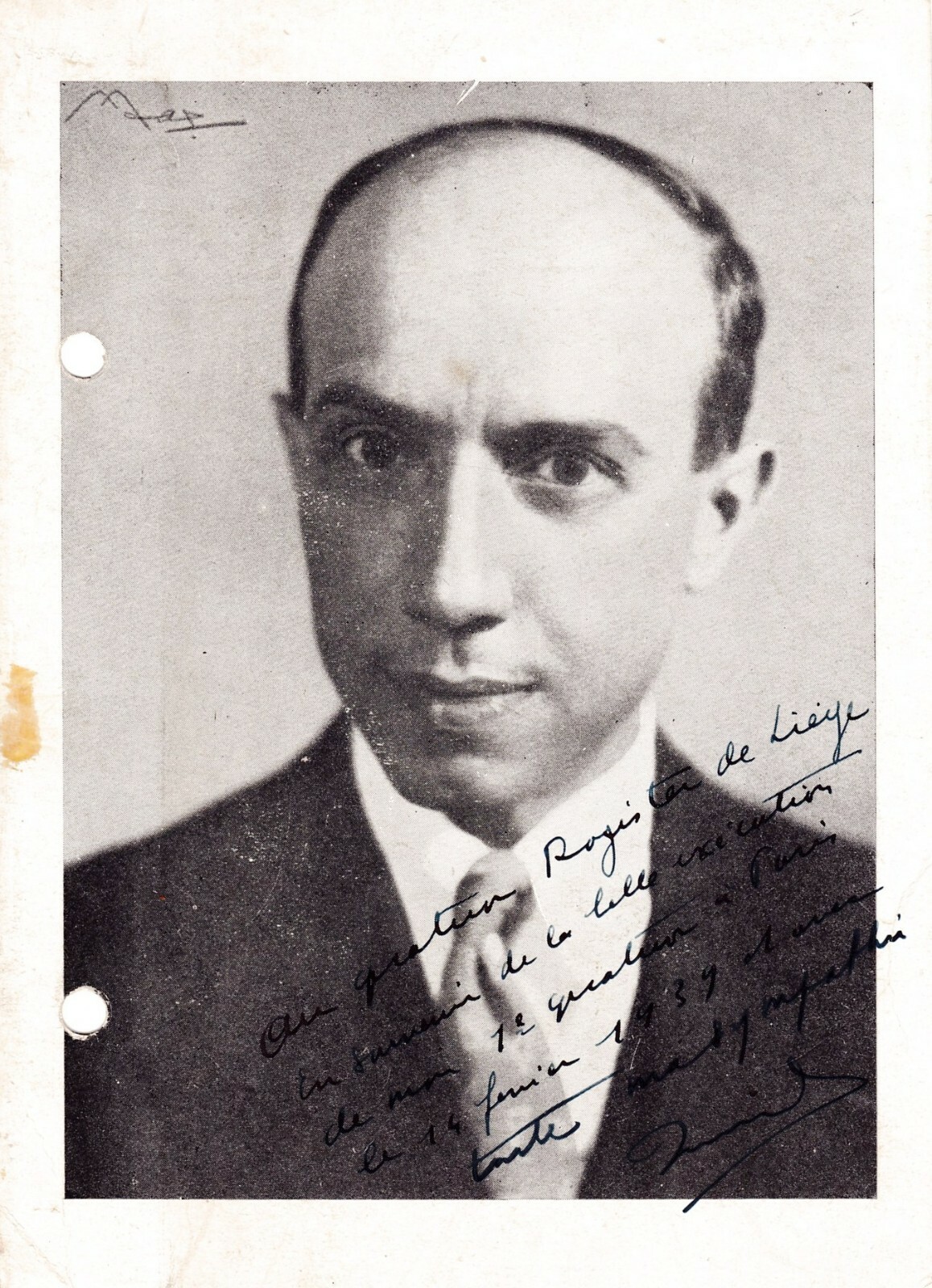 JEAN ABSIL prolific Belgian Composer autographed photograph | eBay