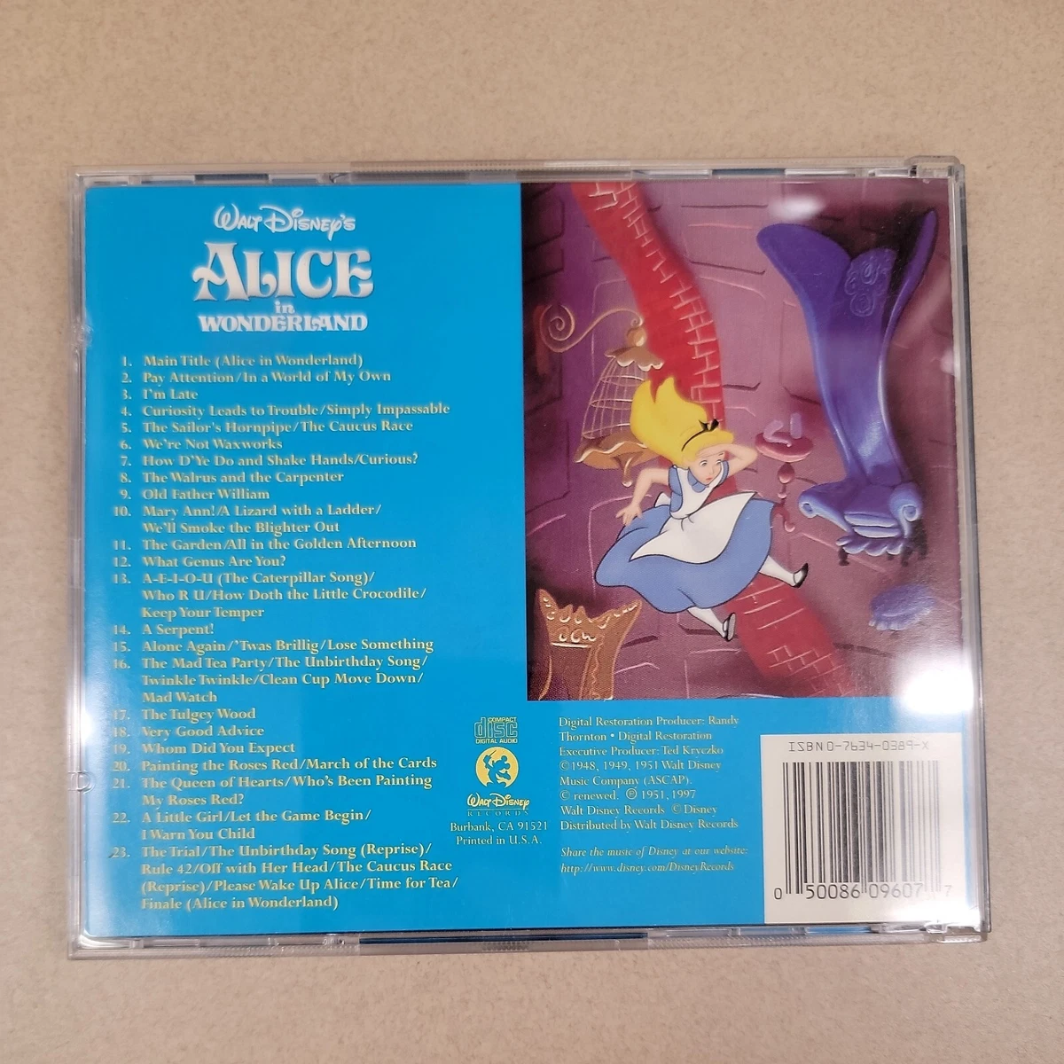 Disney Alice In Wonderland Soundtrack