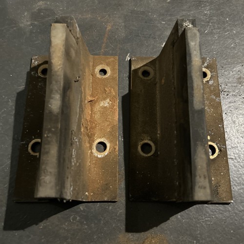 1975-1979 Corvette Rear Bumper Impact Bracket 76 77 78 Support Pair