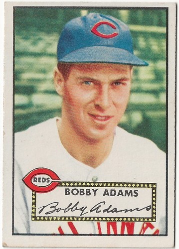 1952 Topps #249 Bobby Adams Cincinnati Reds EX | eBay