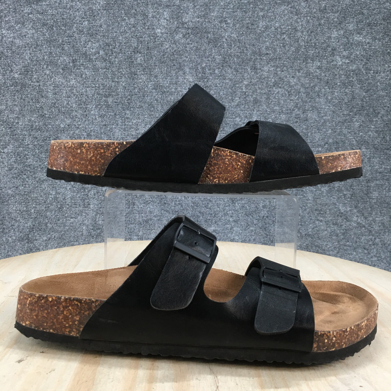 George Sandals Mens 11 Casual Slip On Two Strap Buckl… - Gem