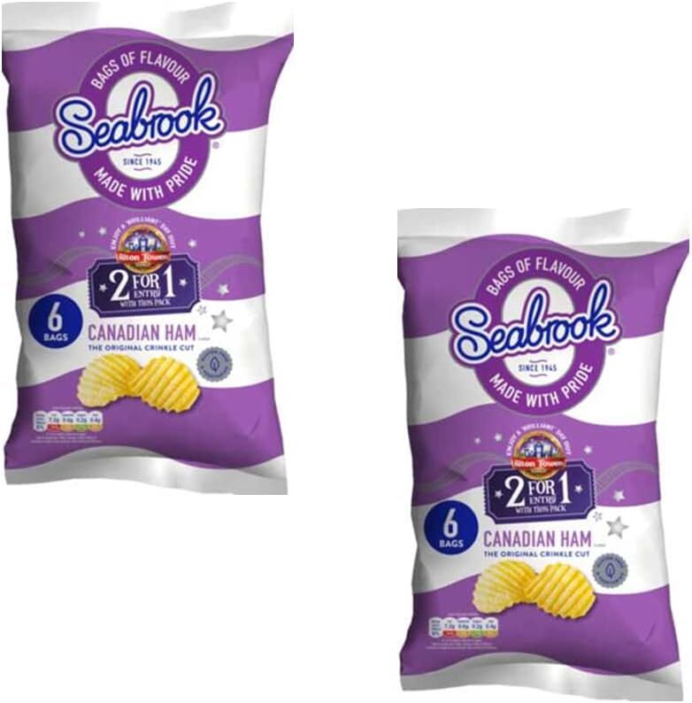 Seabrook Chips Crisps Various Flavours Chips Bags Collection Perfect ...