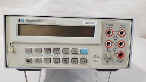 HP Hewlett Packard 3478A Multimeter, Turns On, Read | eBay