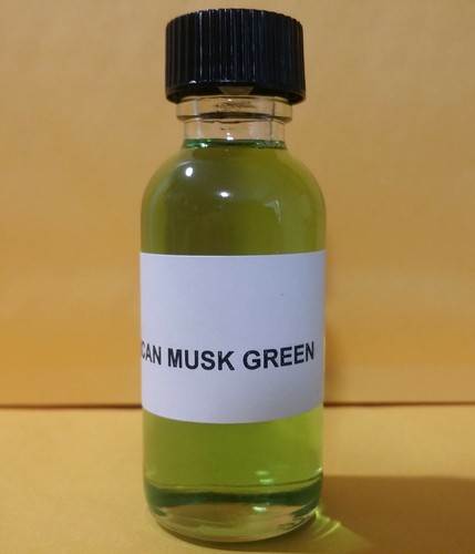 African Musk Green Scented Perfume Body Oil 1.0 oz 30 ml Splash Bottle ...