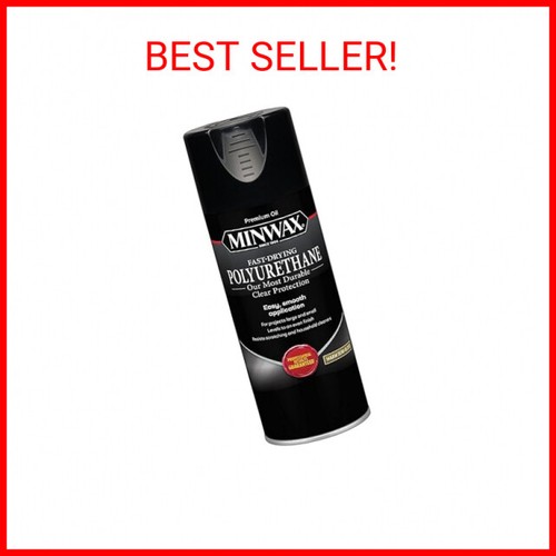 Minwax Fast Drying Polyurethane Spray, Protective Wood Finish, Clear ...