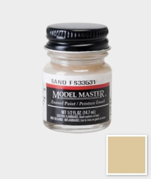 Testors Model Master Enamel Paint Sand 1/2 Oz 1706 Fs33531 for sale ...