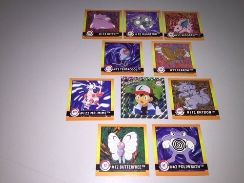 Pokemon Stickers Series 1 Original 1999 Full Retail Display Box Artbox ...