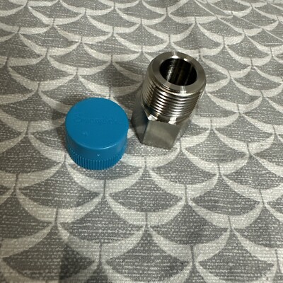 1 - Swagelok Stainless Steel Reducing Bushing, 3/8" FNPT x 1/2" MNPT ...