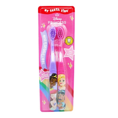Kids Girls PRINCESS Disney Toothbrush Pack of 2 | eBay UK
