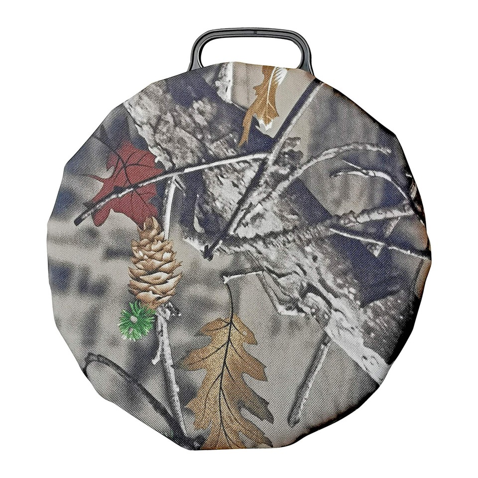 SwiveL Bucket Lid Seat with Padded Camo 5Gallon Pail Top Seat Cushion ...