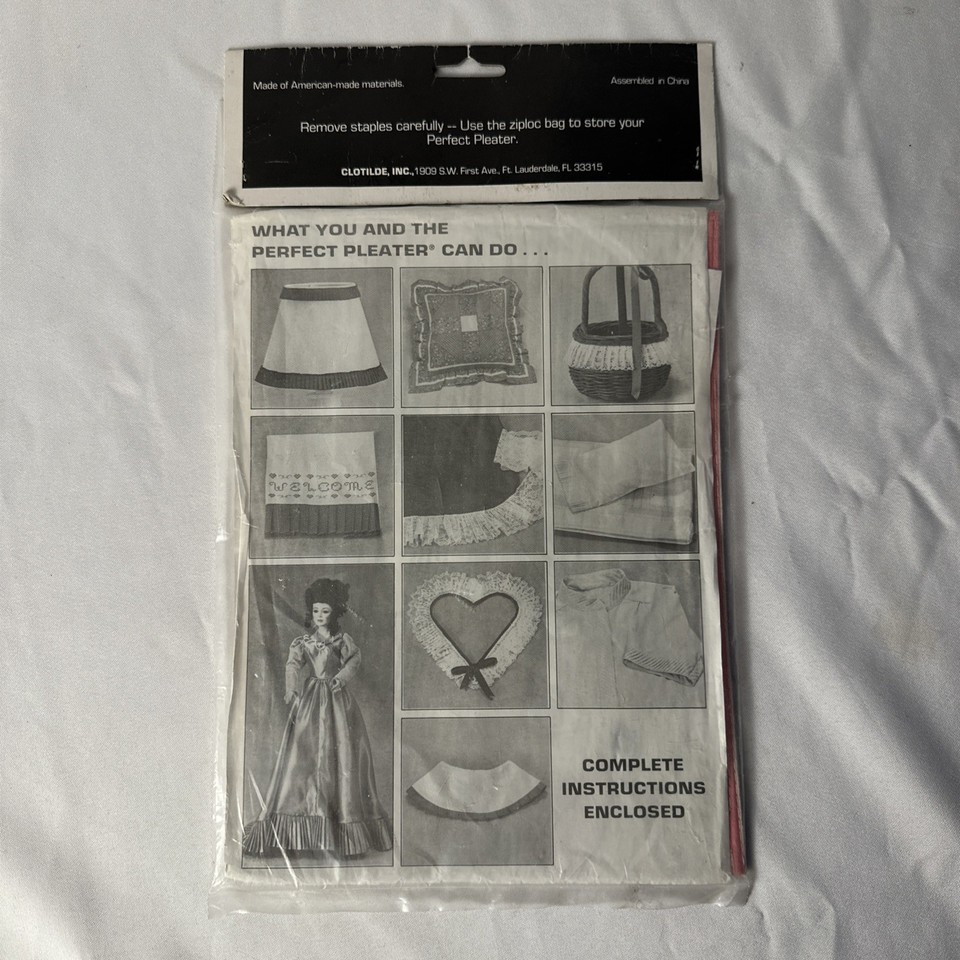 Vintage Clotilde Perfect Pleater 16 X 22 Inches, NEW with instructions ...