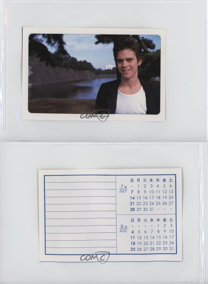 1985 Screen Magazine July/August Calendar Idol Stars C Thomas Howell ...