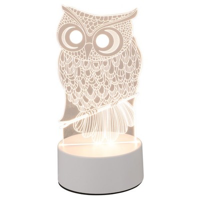 3 D Usb Lamp Portable Night Light Creative Bedside Cute Animal Shaped ...