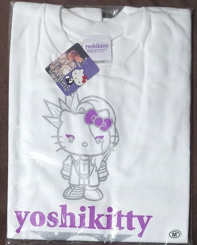 yoshikitty T-Shirt XJAPAN White yoshikitty YOSHIKITTY | eBay