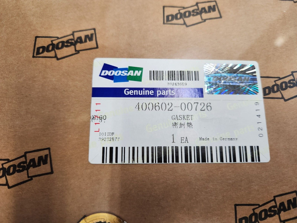 New Genuine Doosan Engine Gasket 400602-00726 | eBay
