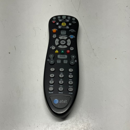 AT&T U-verse S10-S4 Standard Universal TV Remote Control DVR Black ...